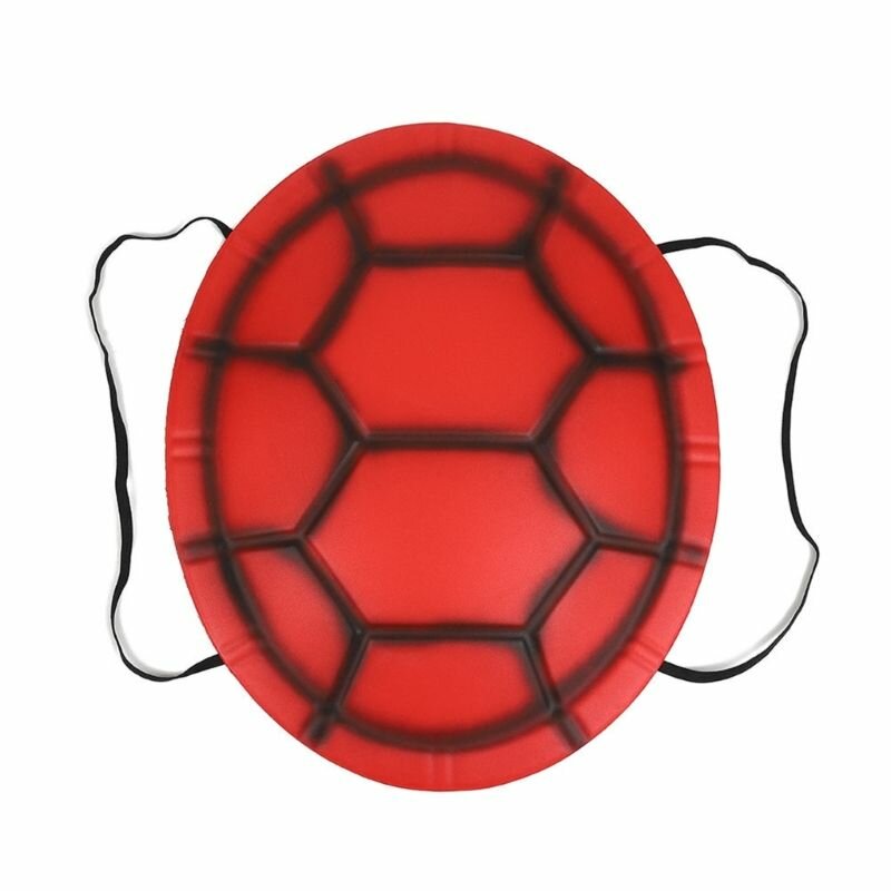 Черепашки-ниндзя-подростки-мутанты, потому что реквизит - поддельный черепаший панцирь-красный