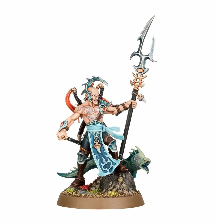 Akhelian Thrallmaster. С подставкой. Warhammer 40.000