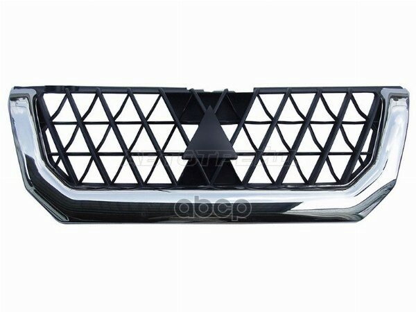 Решетка радиатора Mitsubishi Pajero Sport 96-04 / Montero Sport 00-05 (Хром) Sat арт. ST-MBY7-093-B0