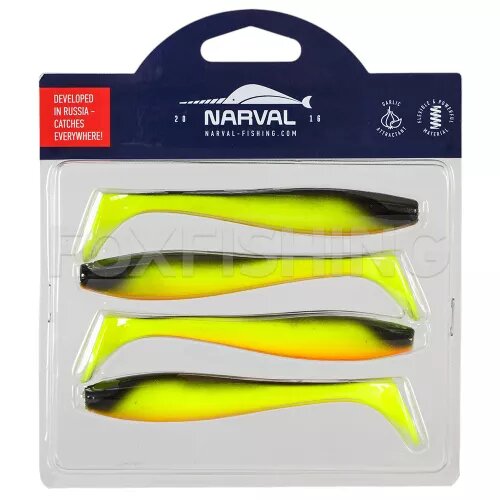 Силиконовая приманка Narval Choppy Tail 12cm #028 4шт.