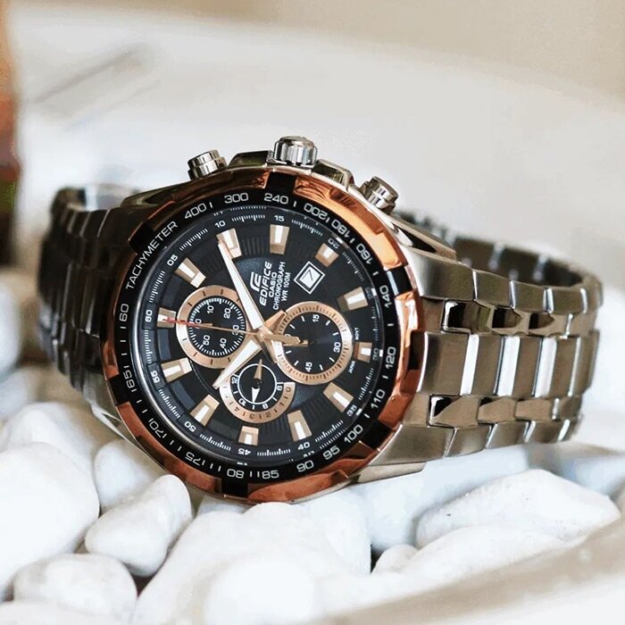Наручные часы CASIO Edifice, серебряный — фото 1