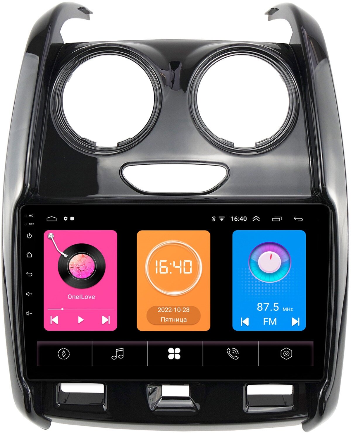 Штатная магнитола OEM RS9-RE046N для Renault Duster 2015-2021 на Android 10