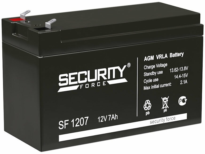 Security Force SF 1207 - аккумулятор свинцово-кислотный