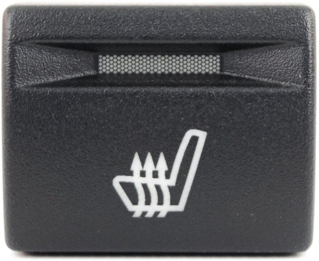 Кнопка обогрева сиденья (зеленая подсветка, оранжевая индикация) на Лада Приора, Гранта, Калина 2