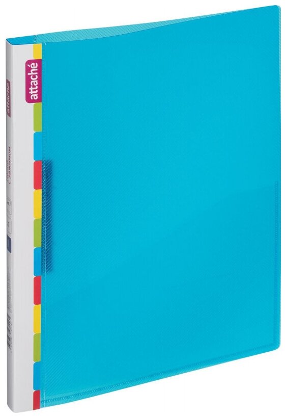 Папка с зажимом Attache Diagonal синий