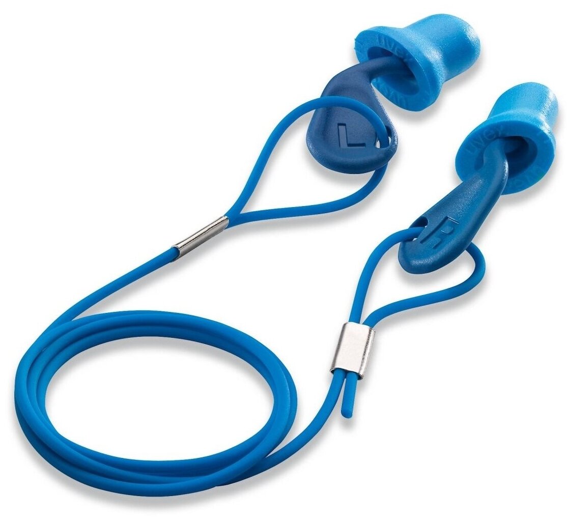 Противошумные вкладыши (беруши) UVEX™ Xact-fit multi detec (Детек) 2124.011 со шнурком