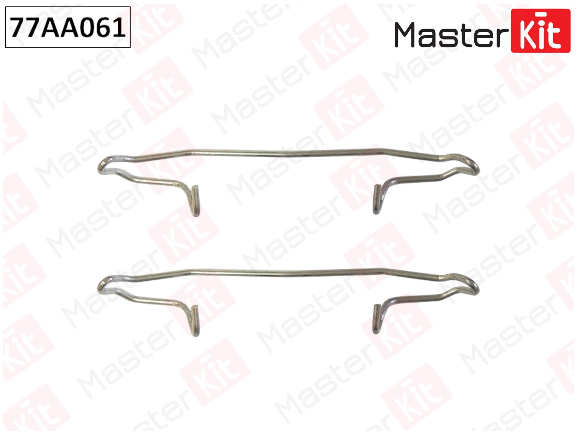 Комплект установочный тормозных колодок Master KiT 77AA061