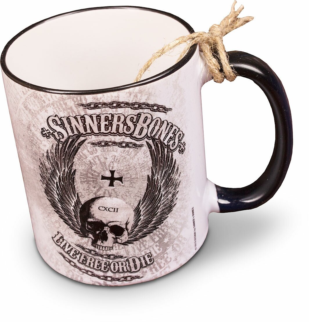 Кружка керамическая "Live Free or Die"