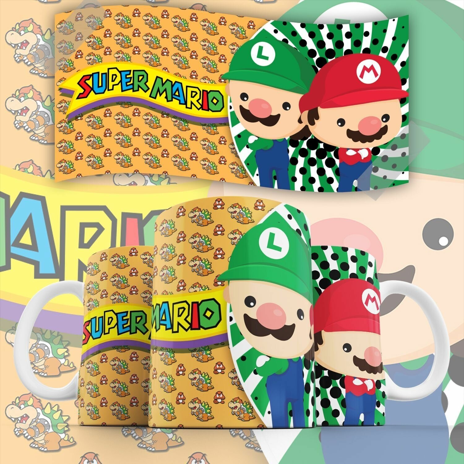 Кружка "Марио / Mario / Super Mario Bros" Forte Print 330мл