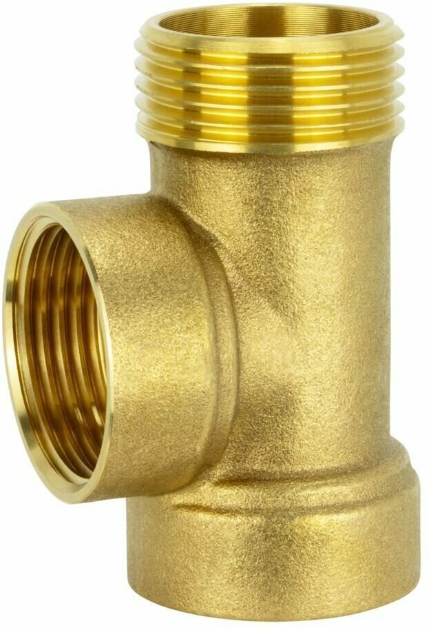 Тройник для насосной станции TBC3-3 WAYS Jemix с 3 подключениями, латунь