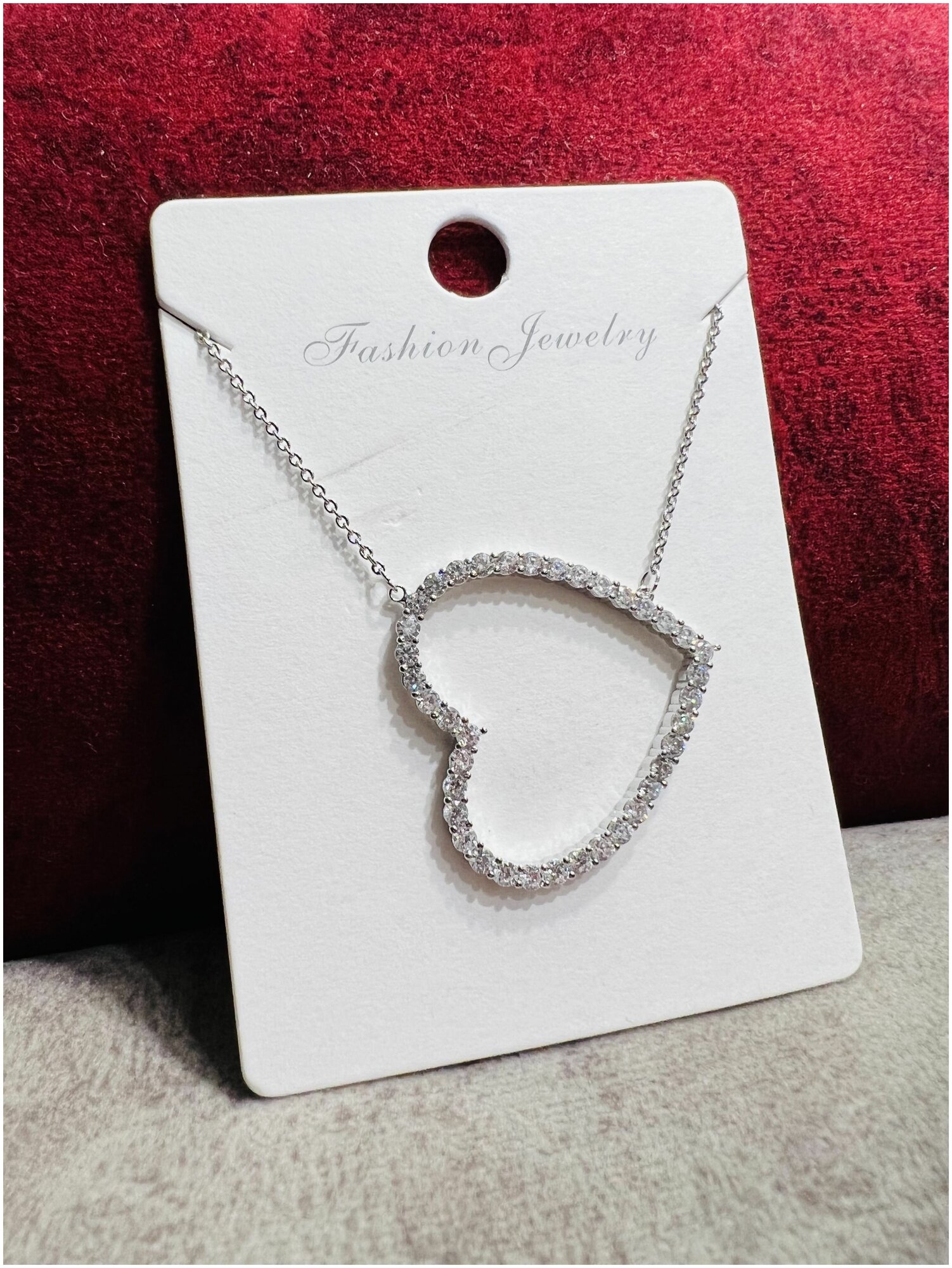 Колье, фианит