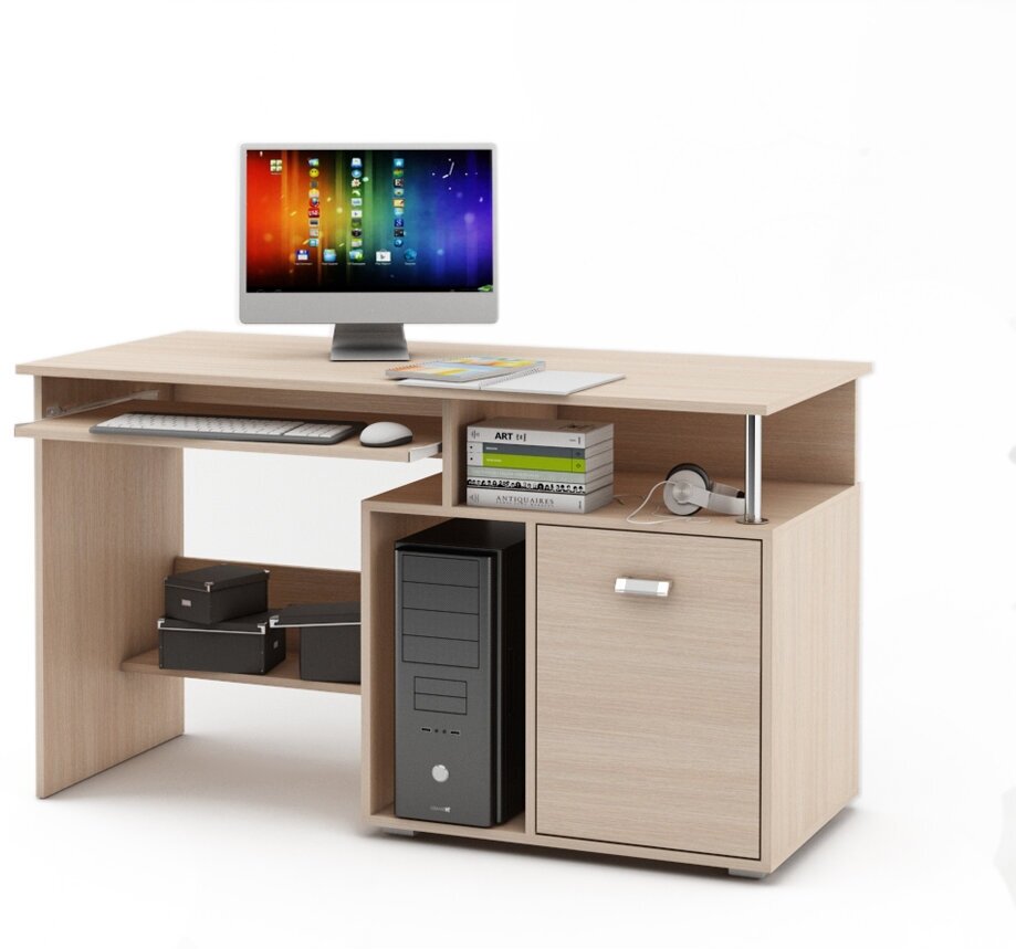 Стол компьютерный " Имидж (Арсенал) 56", 75х130х60 см, отделение для системного блока