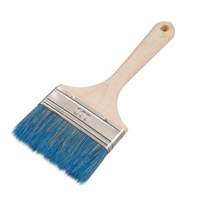 Кисть флейцевая д/латексных и фасадных красок Лазурный берег (КФ-100х14-D5) 1379863