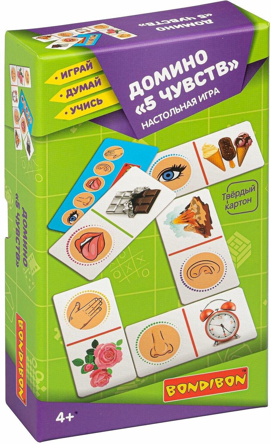 Настольная игра Bondibon домино Пять чувств