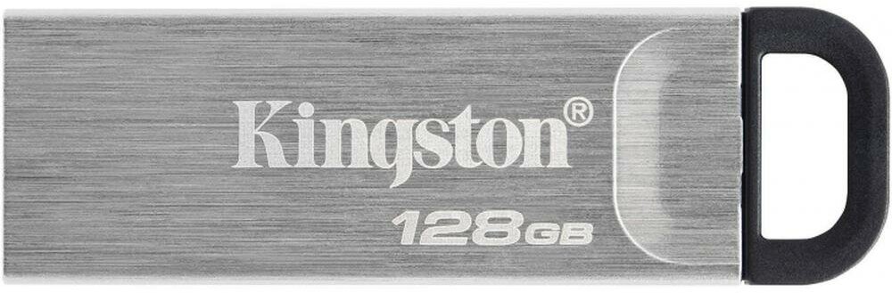 USB Flash накопитель 128GB Kingston DataTraveler Kyson (DTKN/128GB) USB 3.2 Черно-серебристый