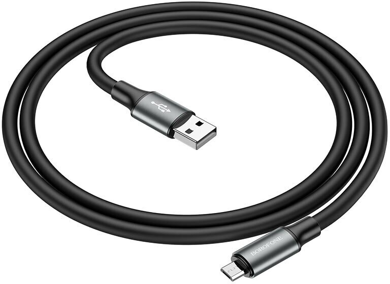 Кабель для зарядки телефона USB на Micro-USB, передача данных, 1м