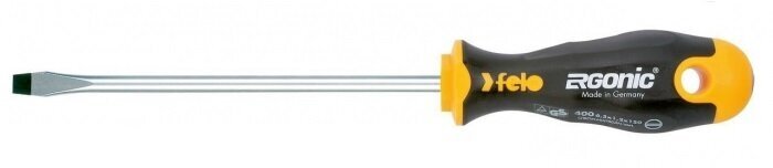 Отвертка плоская шлицевая Felo Ergonic 10,0X1,6X200