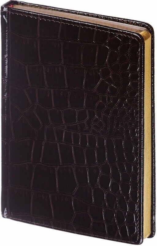 Ежедневник недатированный А6+ Caiman (коричневый)3-498 Д, 562995