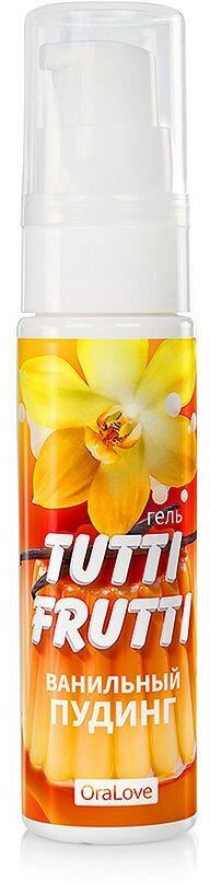 Интимный гель на водной основе Tutti-Frutti Ванильный пудинг - 30 гр.