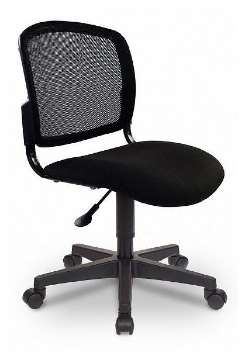 Кресло компьютерное офисное Бюрократ CH-296NX/15-21 черный, сетка/ткань, крестовина пластик