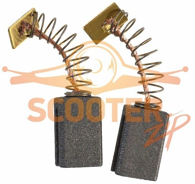 Угольные щетки №593 для электролобзика ИНТЕРСКОЛ МП-65/550Э (5х10х11,5), 2 штуки