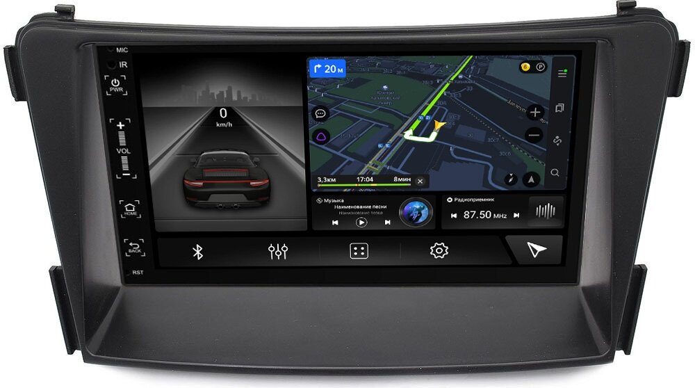 Штатная магнитола Hyundai i40 I 2011-2021 Canbox M-Line 5511-RP-HDI45-65 Android 10 (4G-SIM, 2/32, DSP, IPS) (173х98)