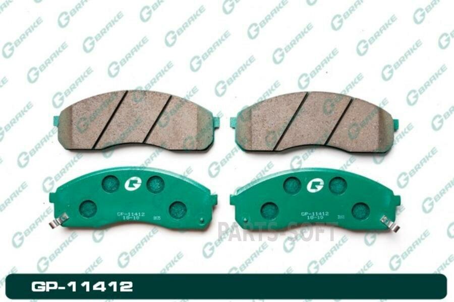 Колодки G-brake GP-11412 G-BRAKE арт. GP-11412