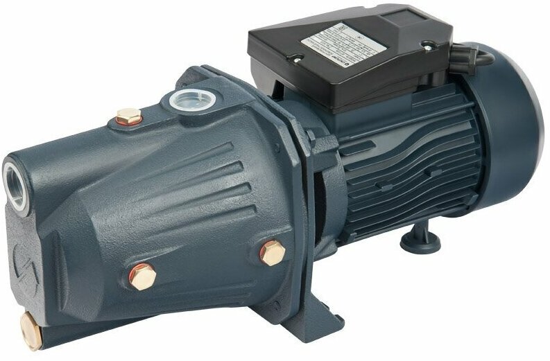 Поверхностный насос UNIPUMP JET 100 L 11582, 750 Вт, напор 43 м, 60 л/мин, чугун, серый