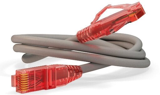 Патч-корд Hyperline PC-LPM-UTP-RJ45-RJ45-C5E-5M-LSZH-GY PC-LPM-UTP-RJ45-RJ45-C5E-5M UTP RJ-45 вил.-в