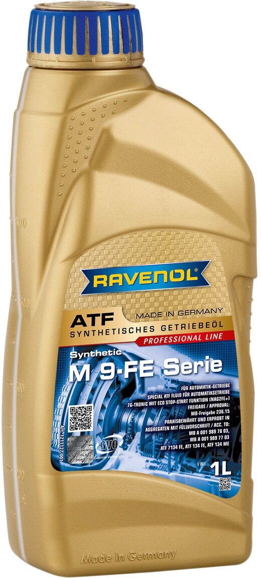 Трансмиссионное масло RAVENOL ATF M 9FE-Serie ( 1л) new