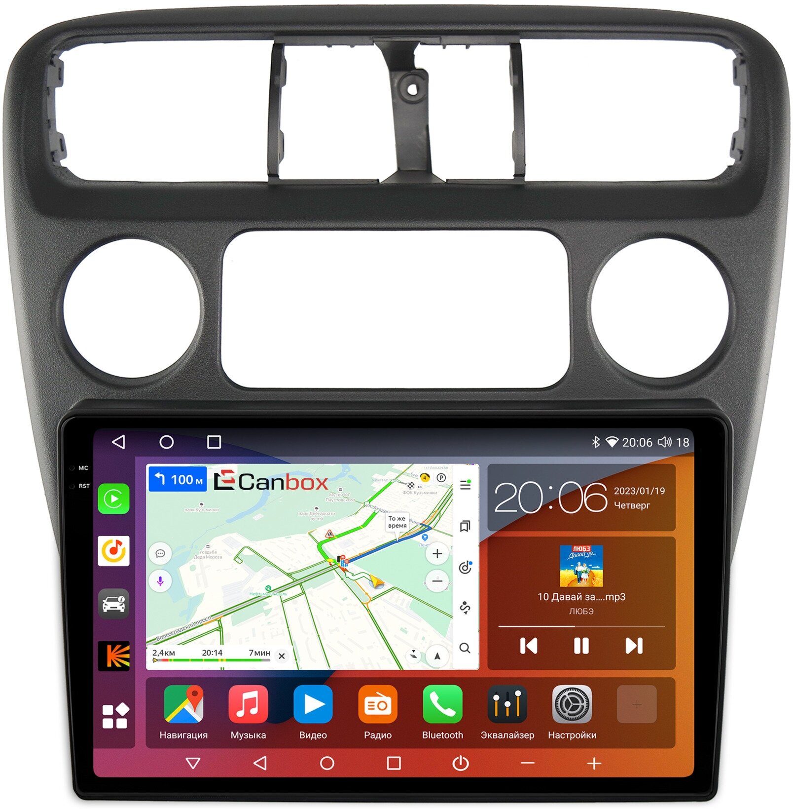 Штатная магнитола Canbox EVO 2K 5816-9-299 для Honda Accord 6 1997-2002 на Android 14 (4G-SIM, 8/256, DSP, QLed, AI, 360)