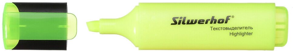 Текстовыделитель Silwerhof Blaze 108036-05 скошенный пиш. наконечник 1-5мм желтый картон