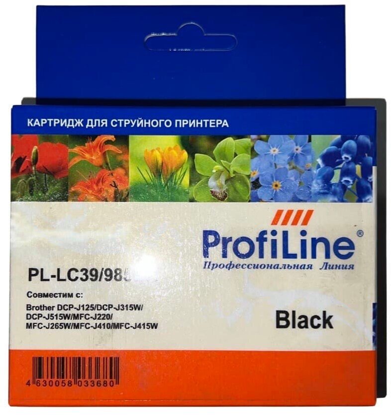 Картридж LC-985BK для Brother DCP-J315W ProfiLine черный