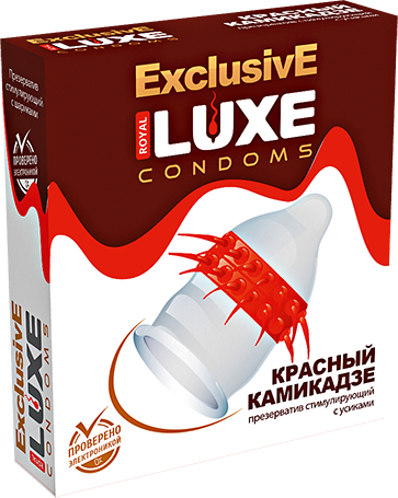 Презерватив Luxe Exclusive Красный камикадзе