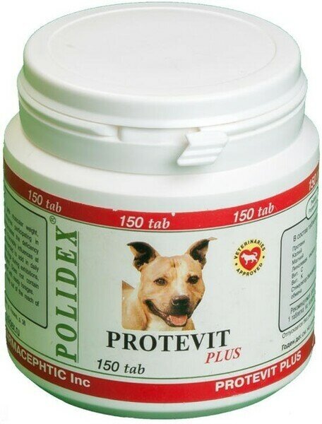 Витаминный комплекс для собак Protevit plus (для мышечной массы), 500 табл — фото 1