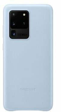 Чехол Samsung Leather Cover S20 Ulta небесно-голубой (EF-VG988LLEGRU)