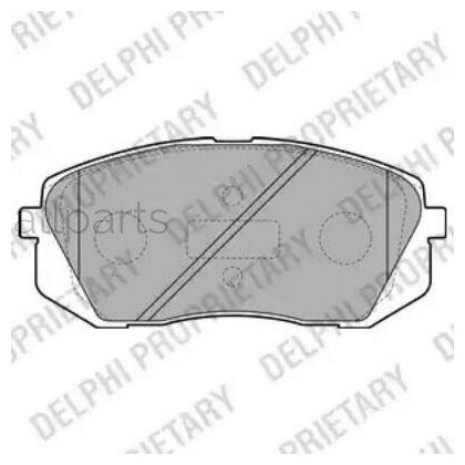 DELPHI LP2050 Колодки тормозные передние DELPHI LP2050