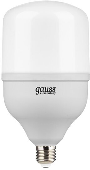 Лампа светодиодная Gauss E27 4000К 40 Вт 3600 Лм 180-240 В цилиндр T120 матовая