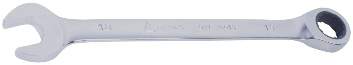 Ключ трещоточный комбинированный 18 мм мастак 021-30018H