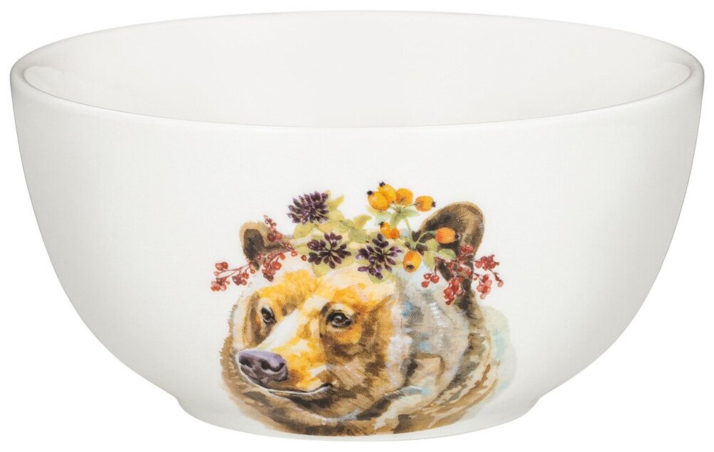 Салатник 409-182 lefard лесная сказка медведь 15*7,6 см