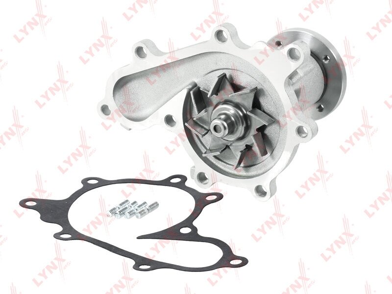 Помпа, водяной насос NISSAN NavaraD40 2.5D 05-10 NP300 2.5D 08 P LYNXauto CW-0143