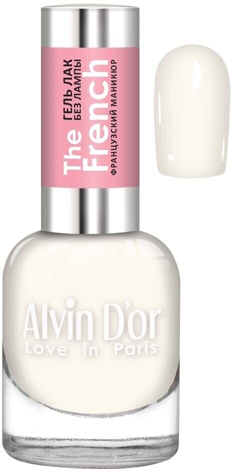 Alvin D'or, Лак для ногтей Гель French французский маникюр тон-4103
