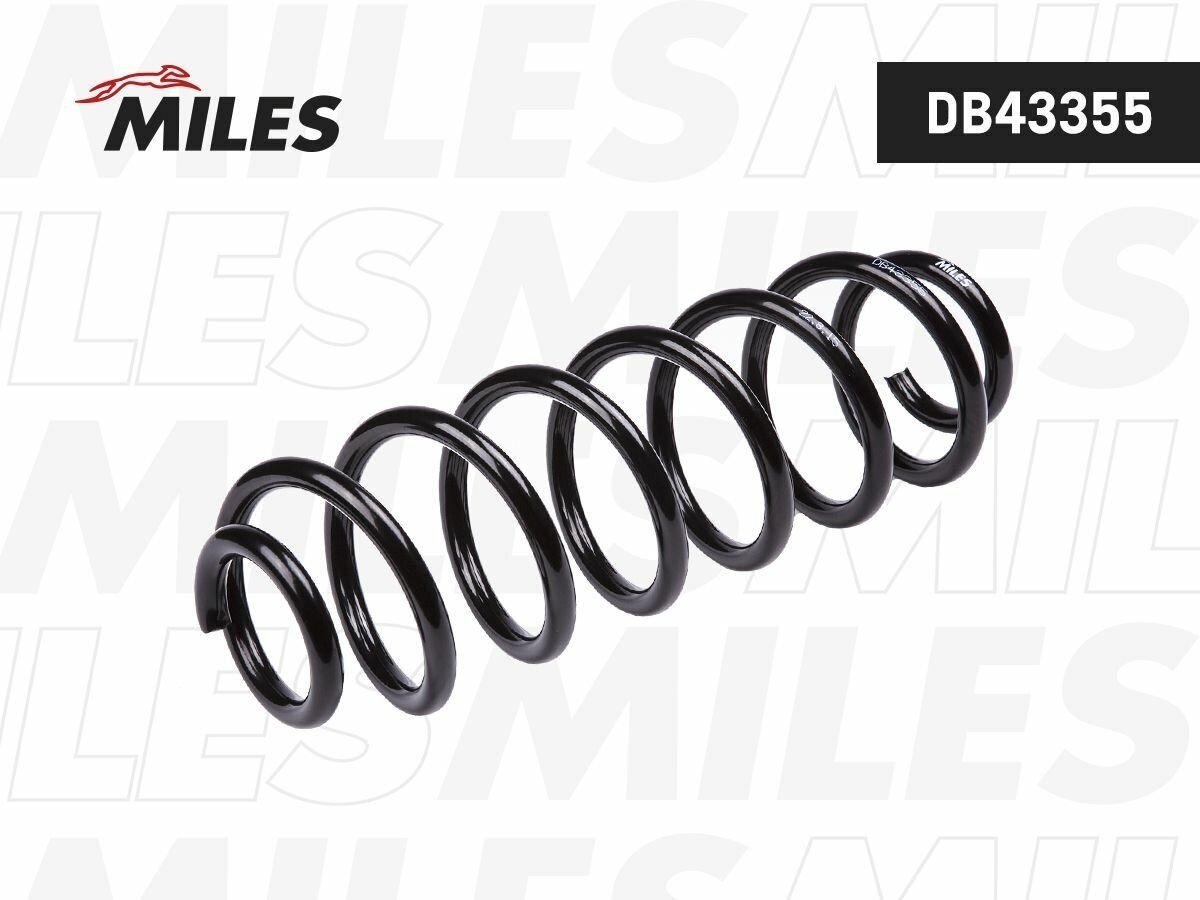 Пружина подвески Skoda Octavia (1Z5) 04-, VW Golf Plus V 04-, Golf V 07-, VW Jetta III 04- задняя, MILES DB43355