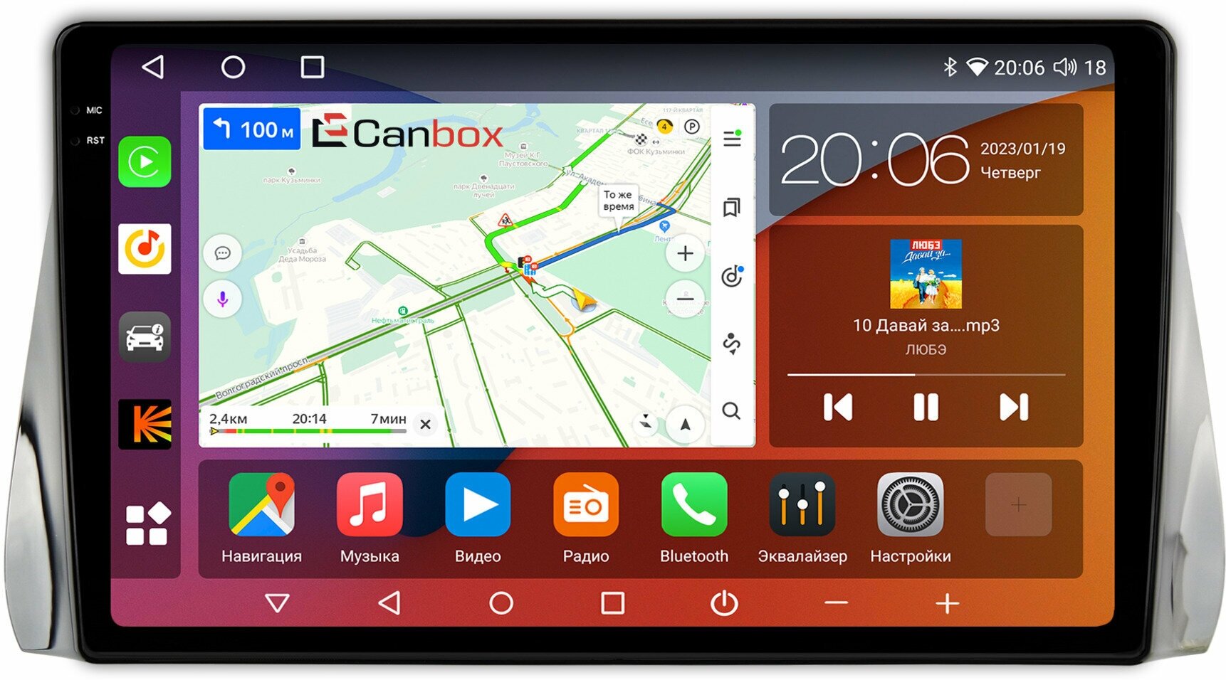 Штатная магнитола Canbox EVO 2K 5832-10-684 Toyota Prius 4 (XW50) 2015-2022 Android 14 (4G-SIM, 16/512, DSP, QLed, AI, 360)