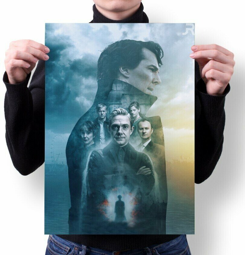 Плакат А3 Принт "Шерлок" - 3