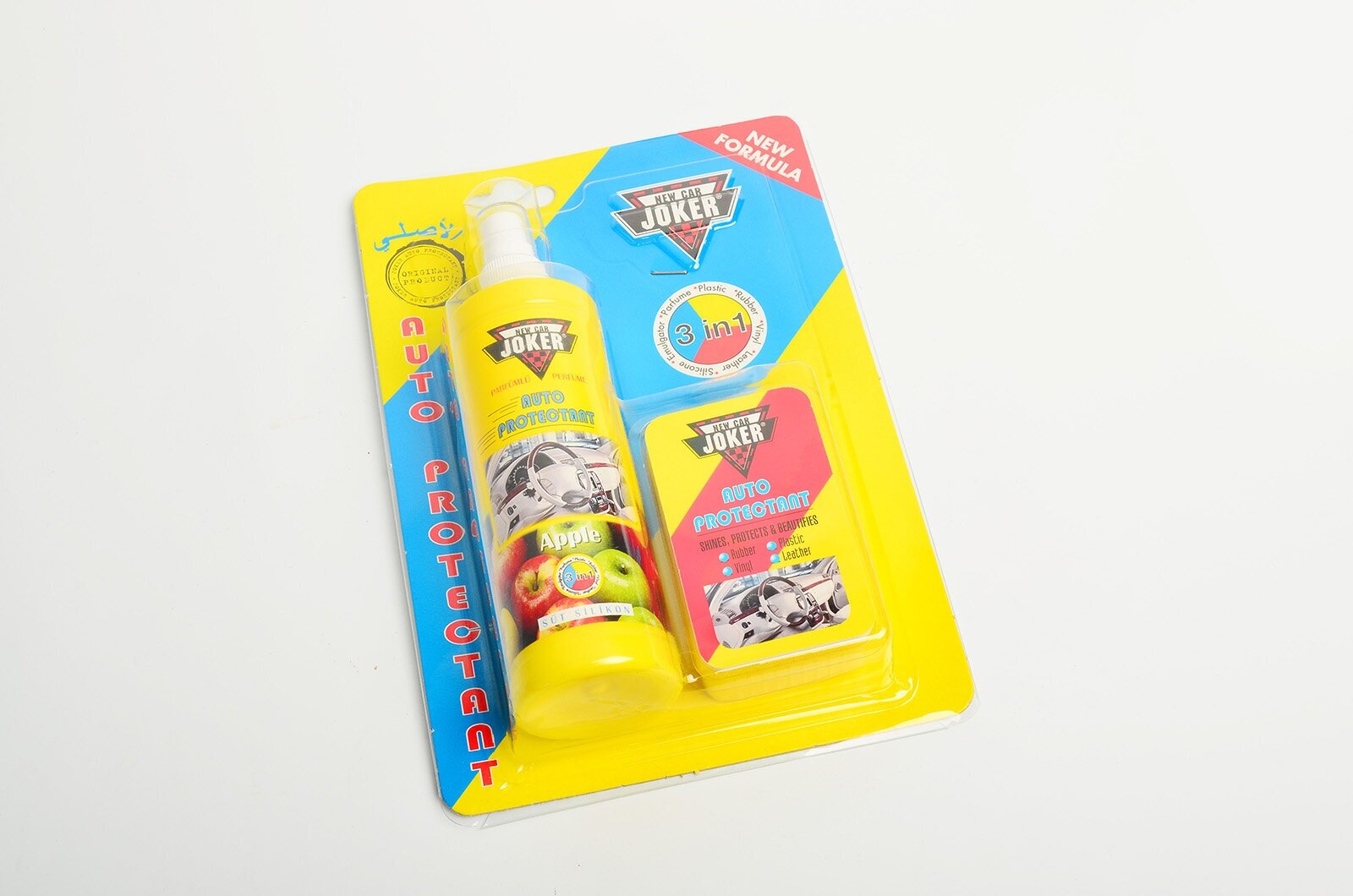 Полироль панели Joker с губкой яблоко 0,3л