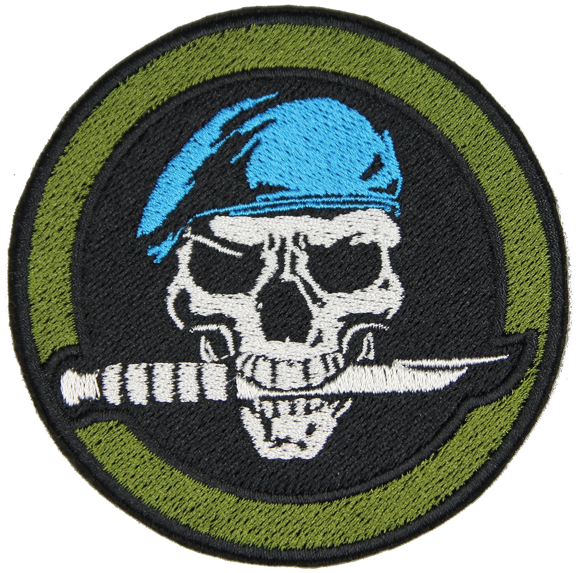 Нашивка, патч, шеврон "ВДВ Череп" 80x80mm PTC310