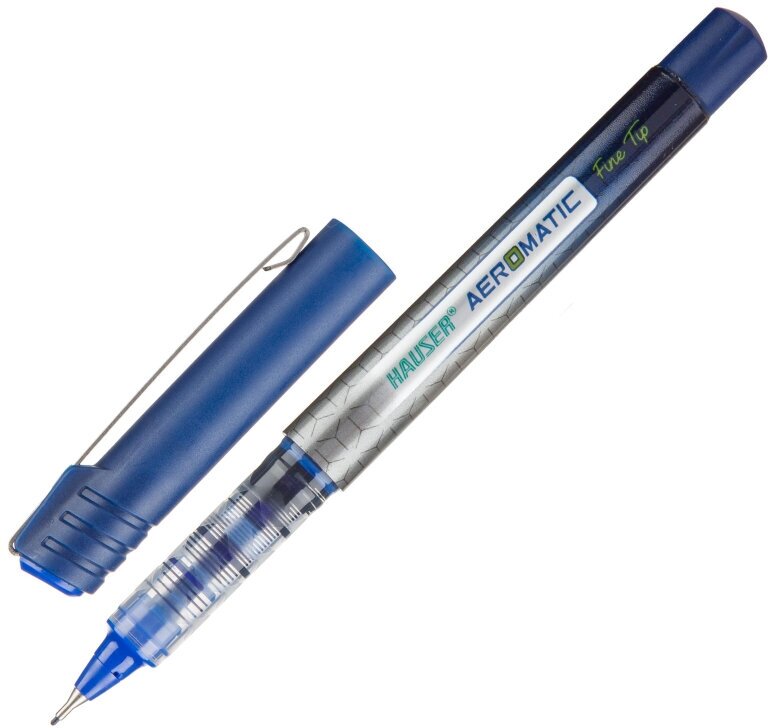 Ручка-рапидограф Hauser Aeromatic Fine Tip 0,7 мм, пластик, корпус синий, чернила синие