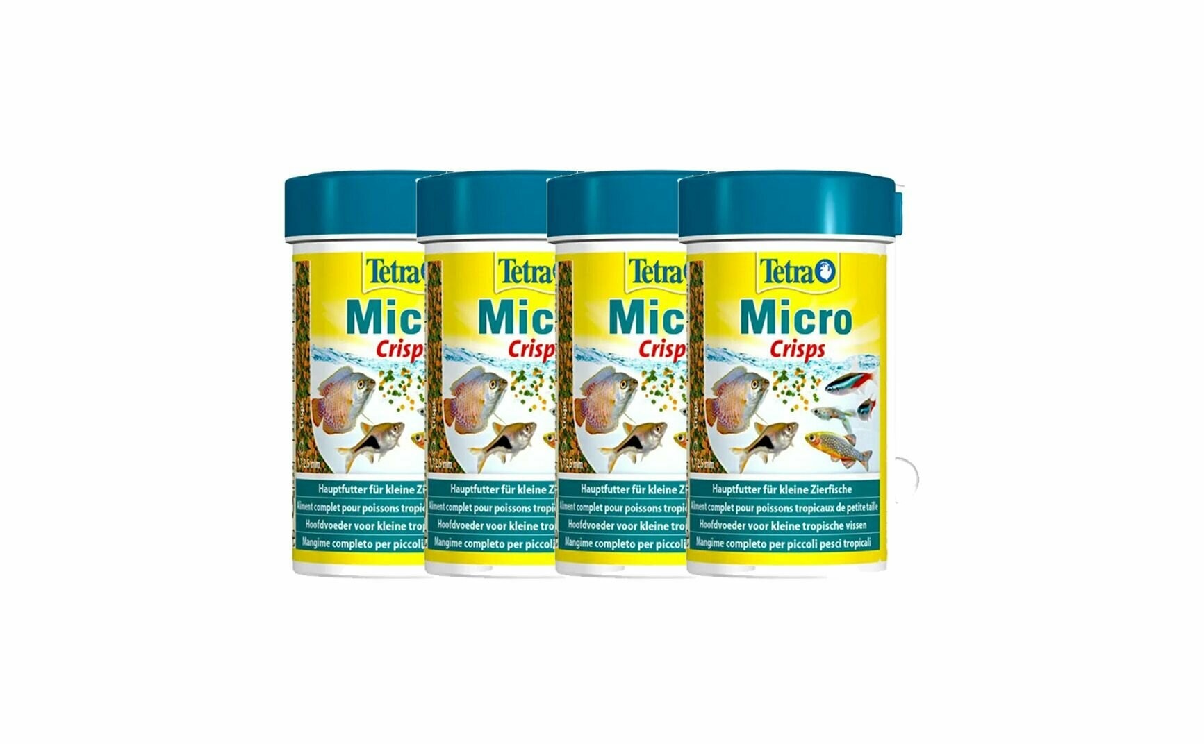 Tetra Micro Crisps корм для мелких видов рыб 100 мл х 4 шт.