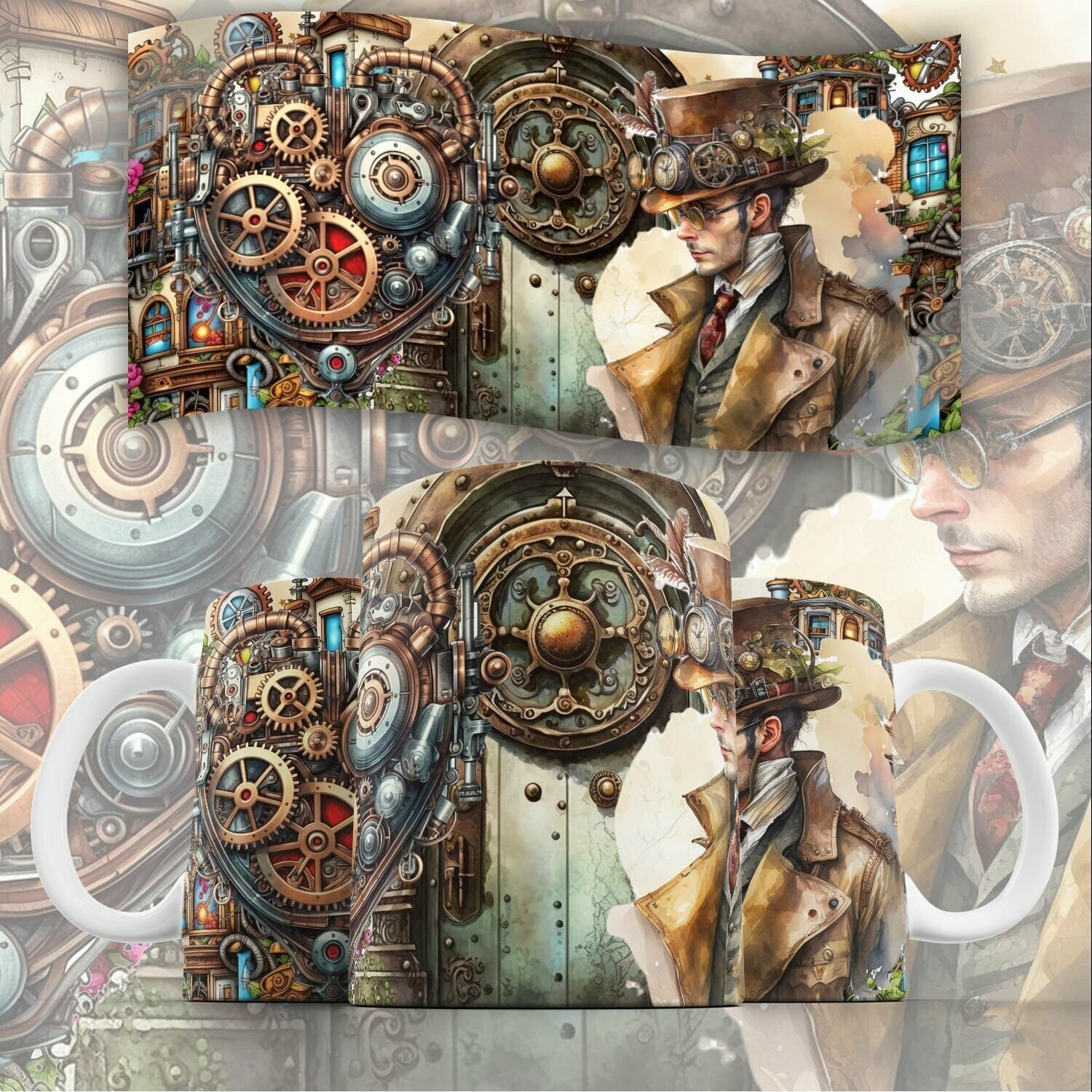Кружка "Steampunk Style" Forte Print 330мл